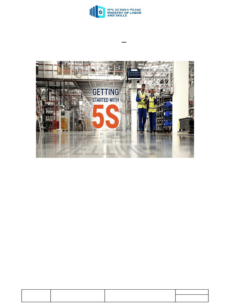 M01 Apply 5S procedure | PDF