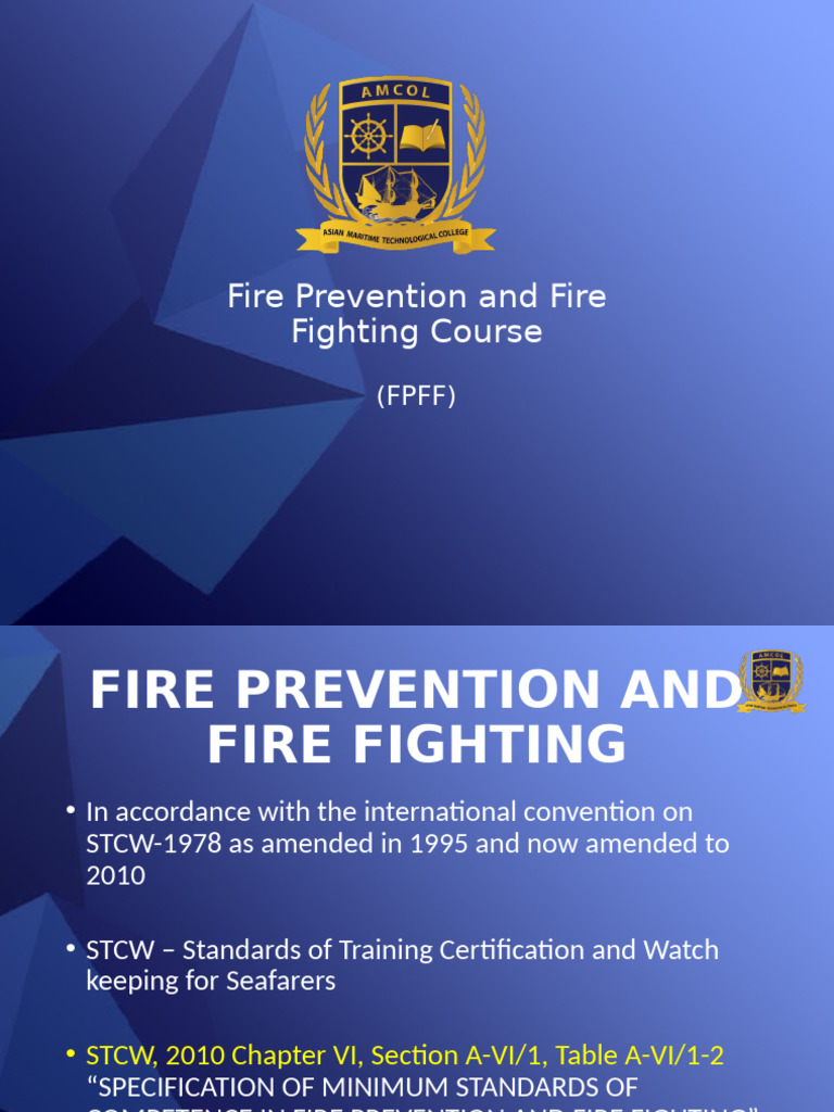 New PPT FPFF Course | PDF