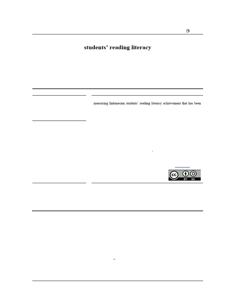 Valid and Reliable Instrument For Measuring Indonesian Students ...