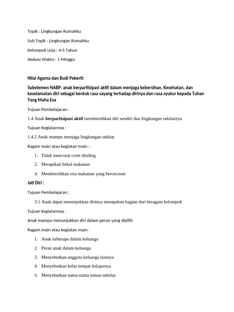 Contoh Modul Ajar | PDF | Seni & Disiplin Bahasa