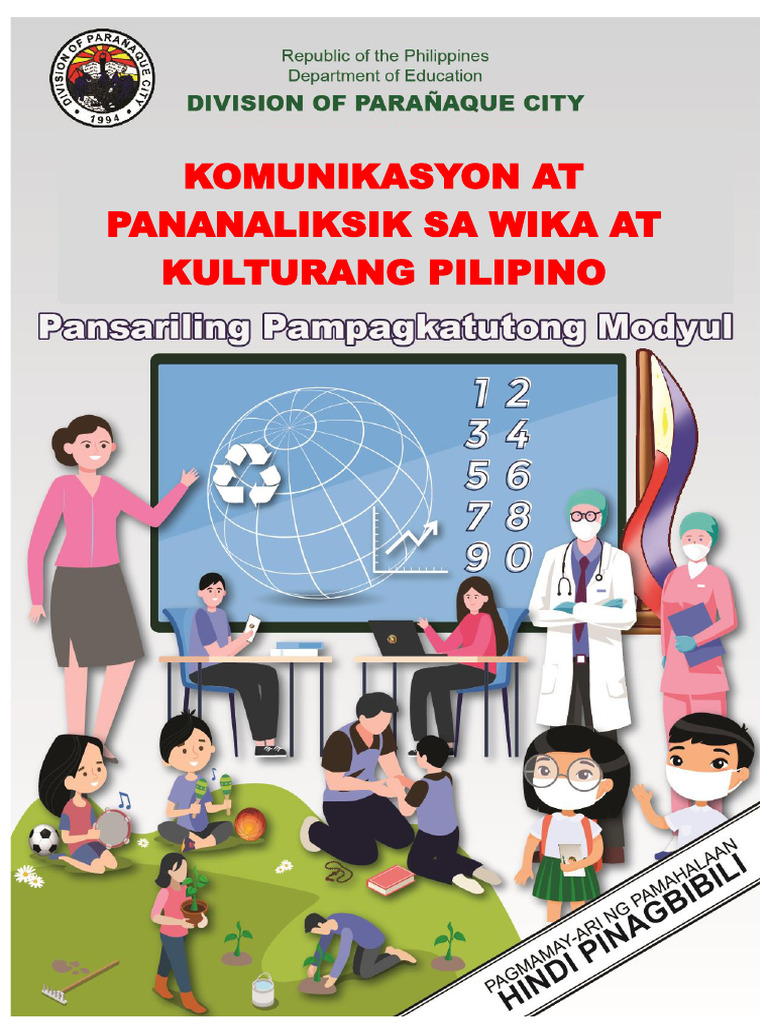 Komunikasyon - Grade 11 - Quarter 2 - Module 2 - Week 3-4 | PDF