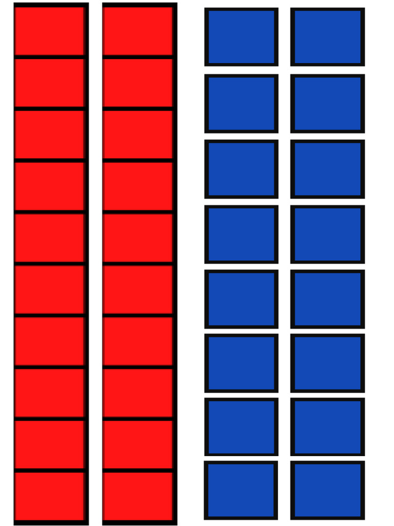 Material Decenas y Unidades para Imprimir | PDF