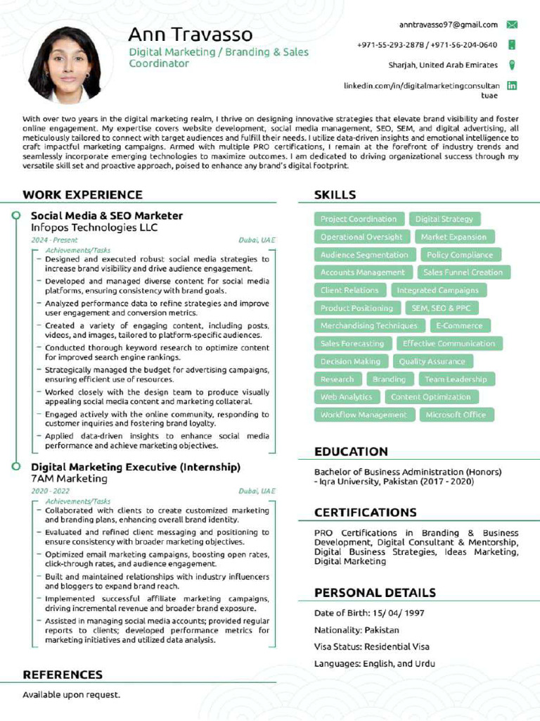 Ann Resume | PDF