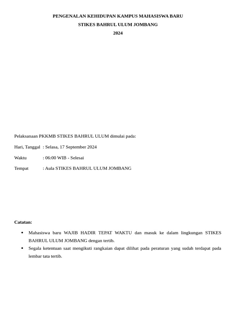 Pedoman Penugasan PKKMB 2024-2 | PDF