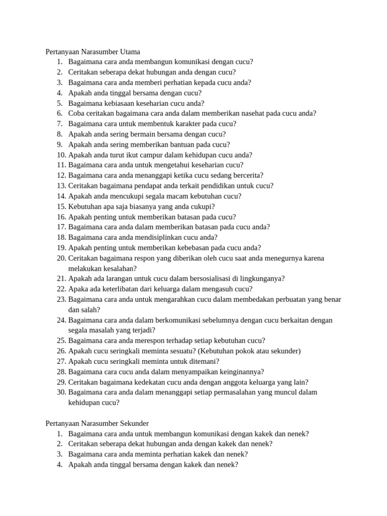 Pertanyaan Umum | PDF