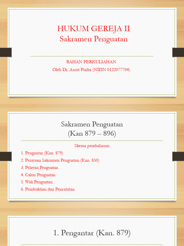 Sakramen Penguatan | PDF