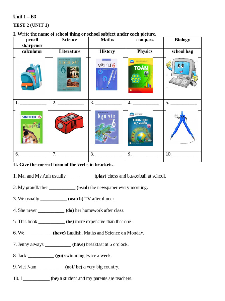 U1-B3-Btvd Tong Hop | PDF