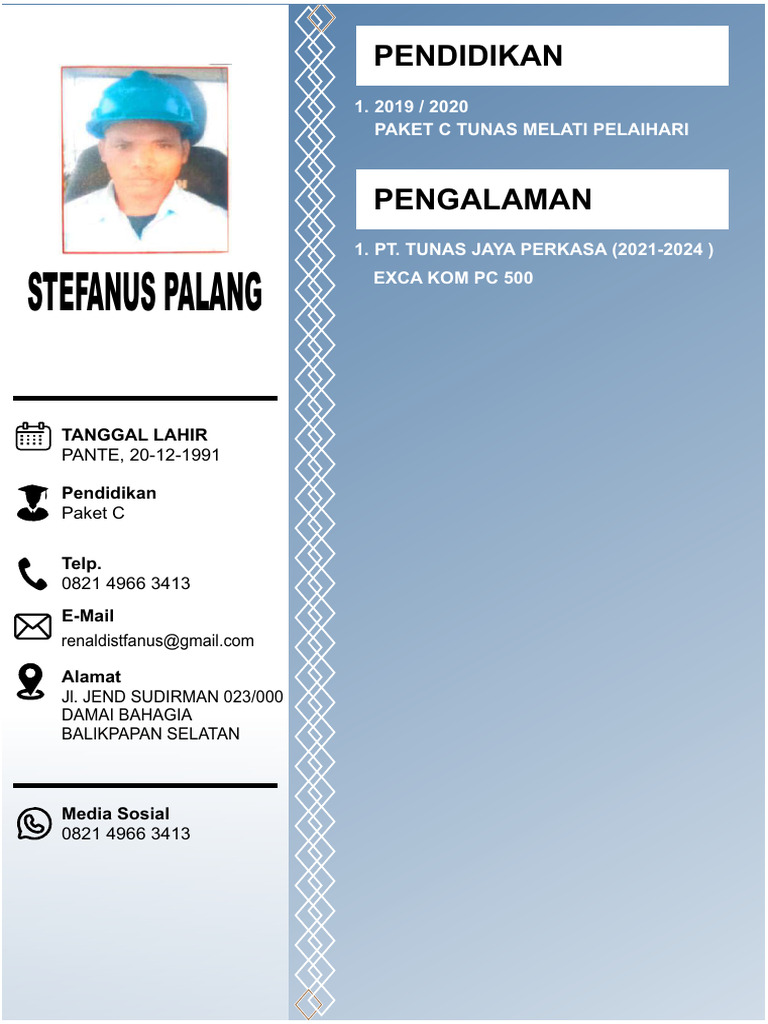 CV. STEFANUS PALANG - Compressed | PDF