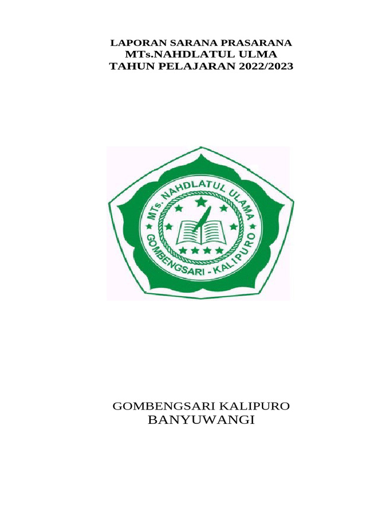 Sarpras I R | PDF