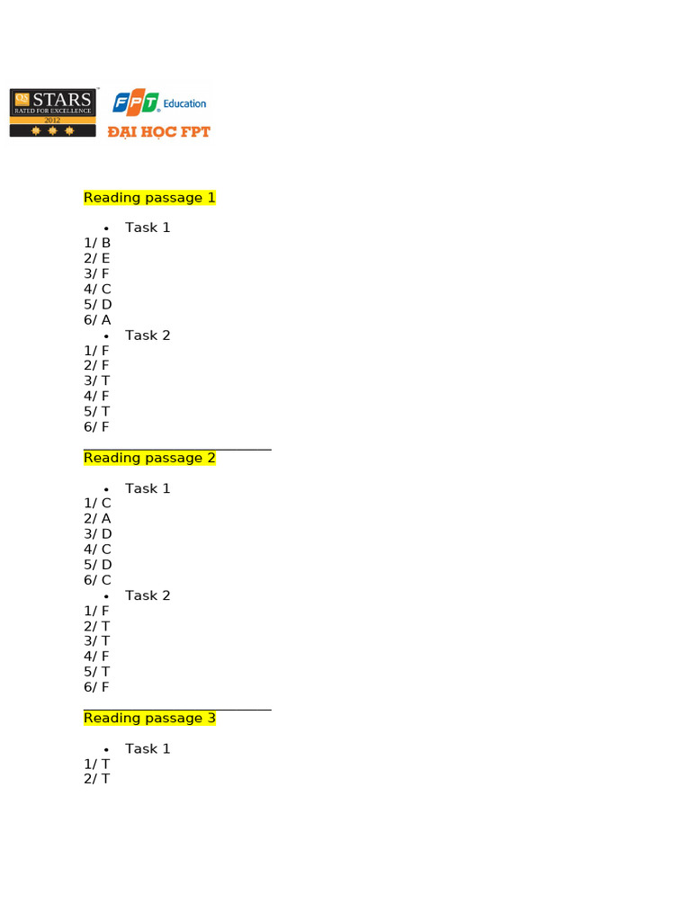 20 Reading Passage | PDF