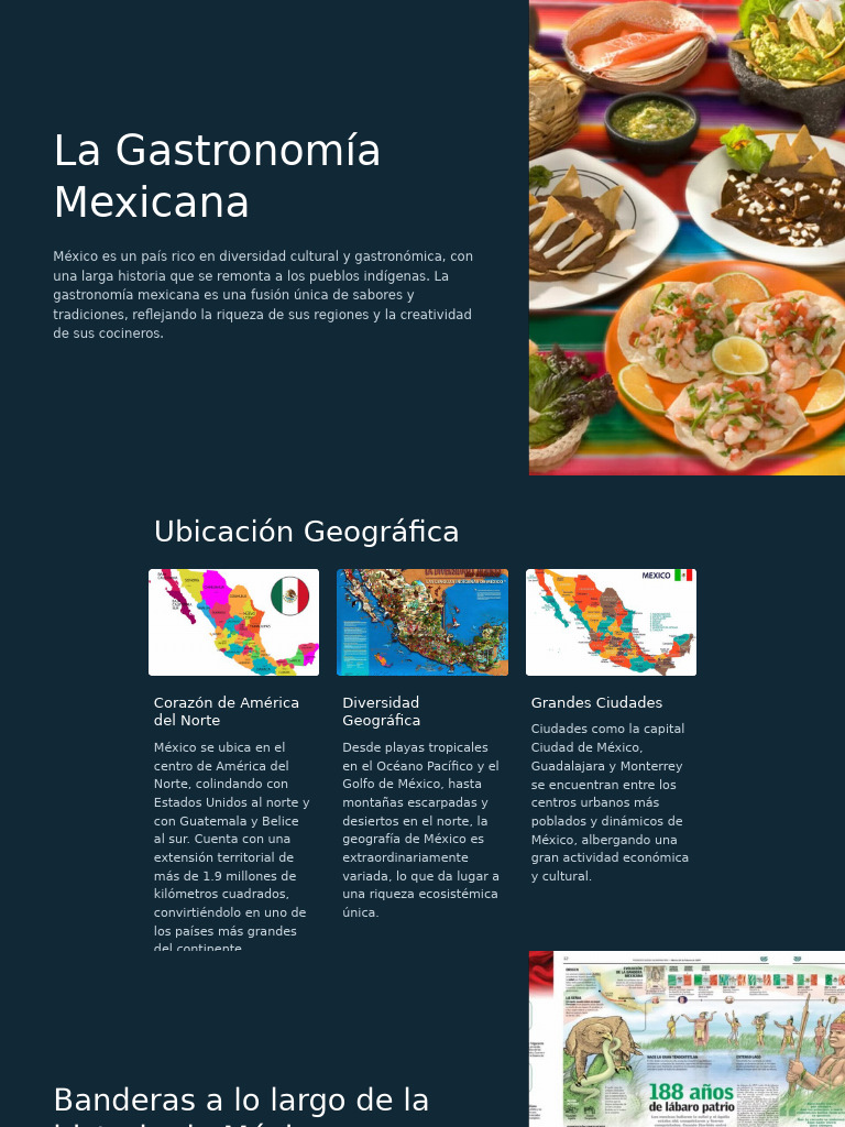 La Gastronomia Mexicana | PDF