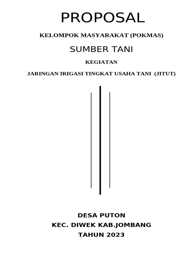 Pokmas Sumber Tani | PDF