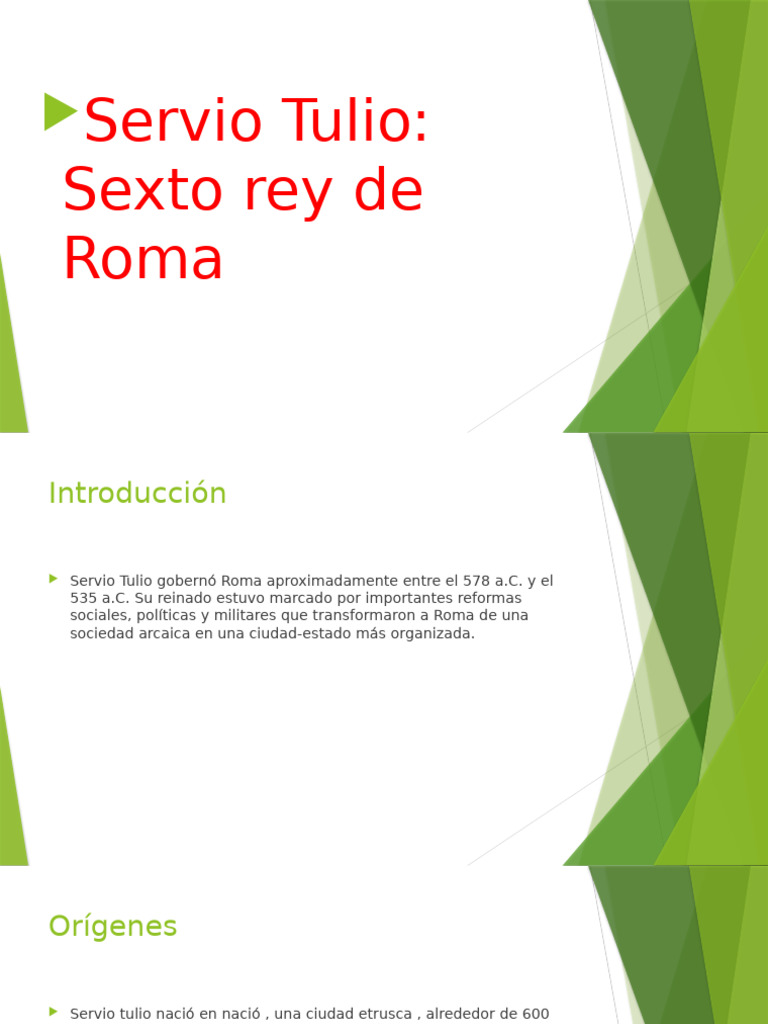 Servio Tulio | PDF
