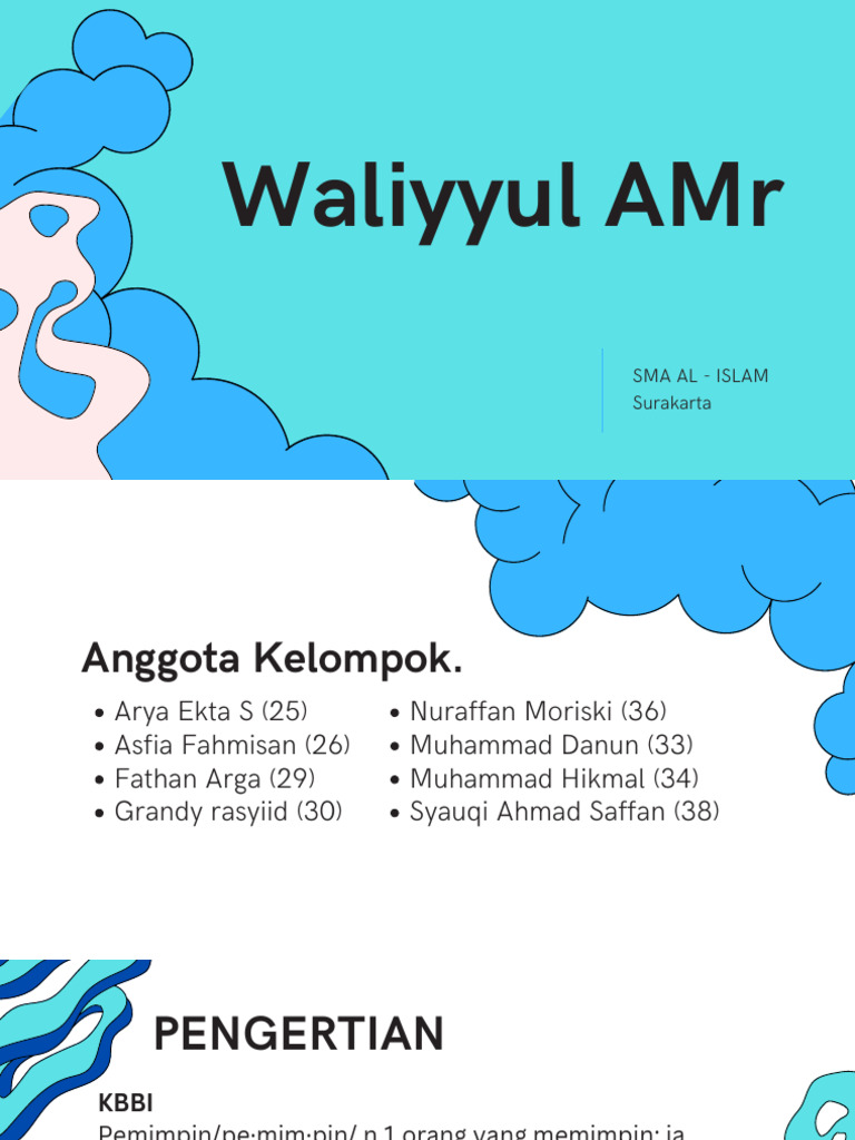 ppt hadist waliyyul amr | PDF