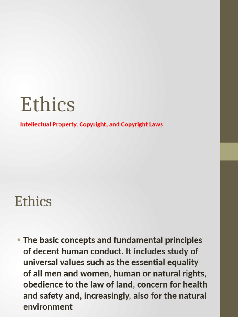 Ethics | PDF