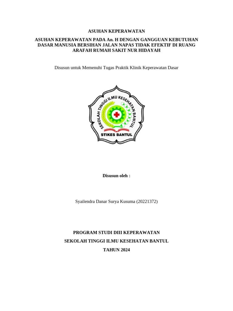 LP + Askep Individu - DNR | PDF