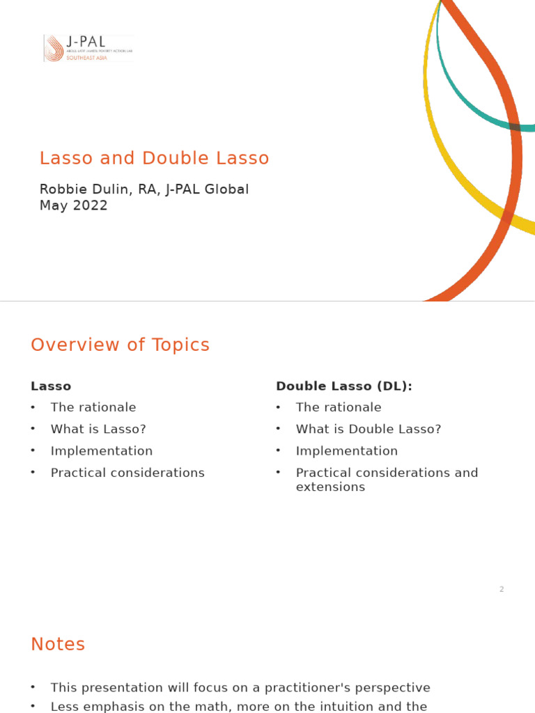 Lasso Double Lasso RD | PDF