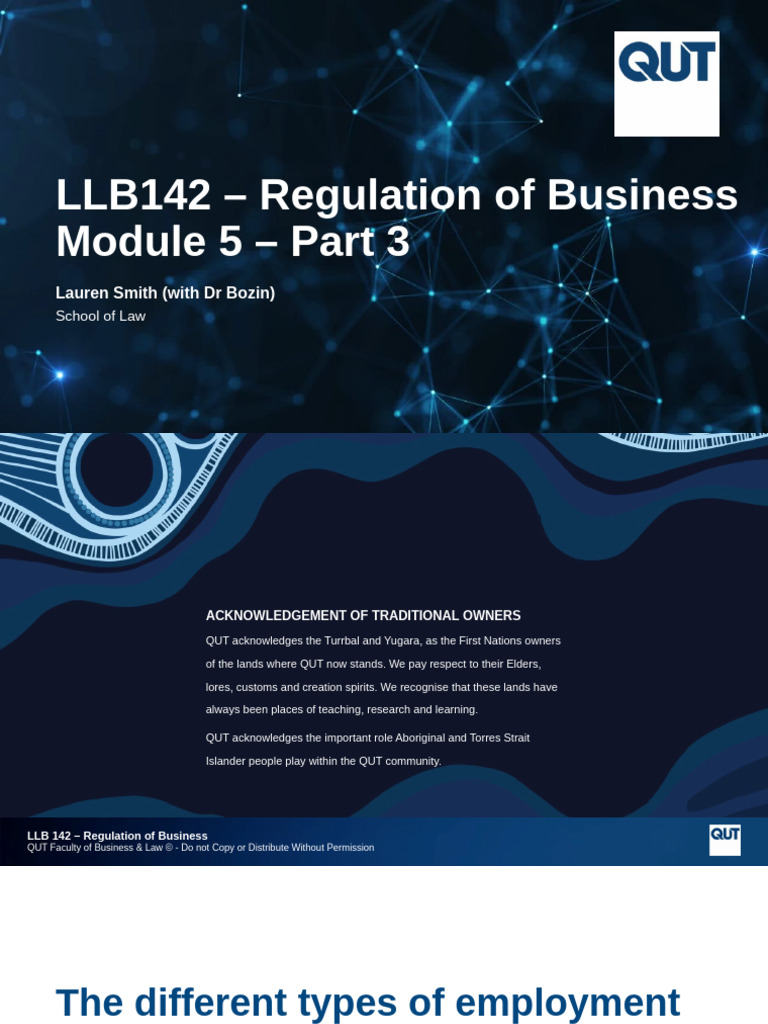 LLB142 Module 5 Lecture Podcast Part 3 Student | PDF