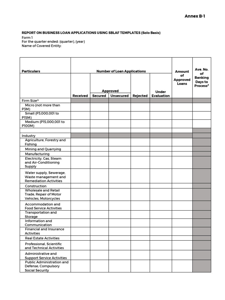 Annex B-1 (Quarterly) | PDF