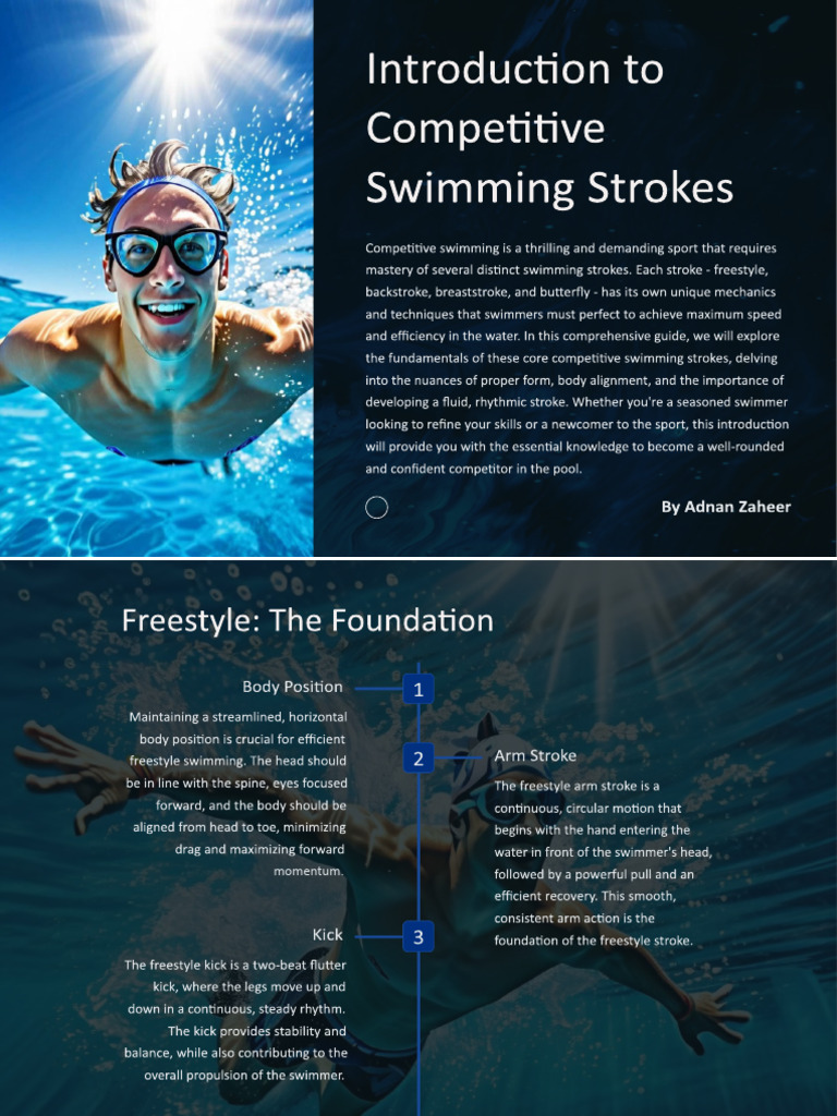 Basics of All Swimming Strokes-Reflection Swimming Workshop | PDF