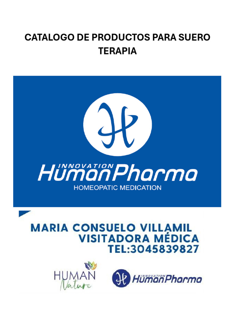 CATALOGO DE PRODUCTOS HUMAN PHARMA | PDF