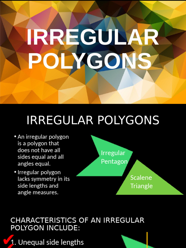 Lesson 2 Irregular Polygons | PDF