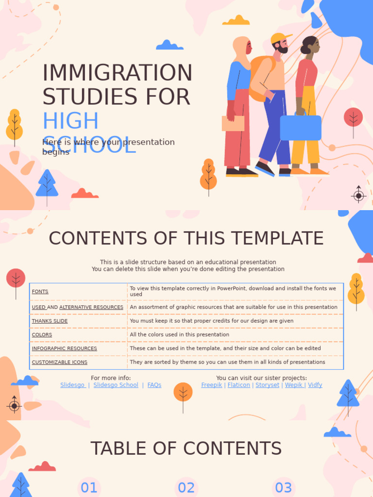 Immigration Studies For High School by Slidesgo | PDF