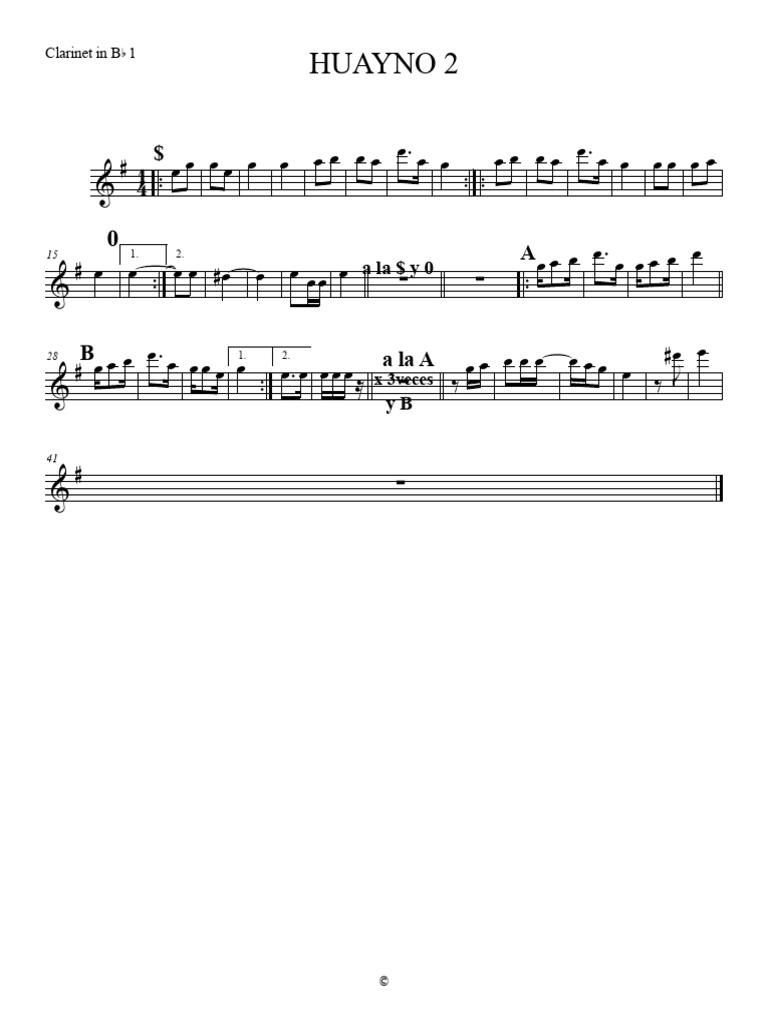 Claris 2 Huayno | PDF