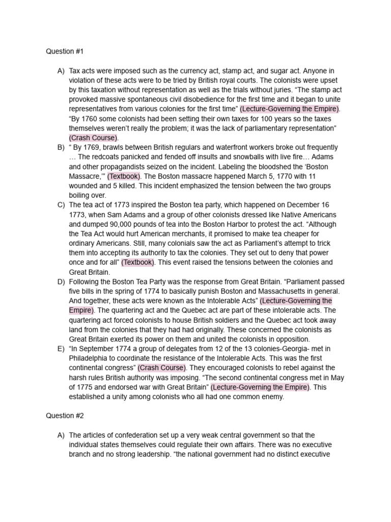 Week 3 History Essay | PDF