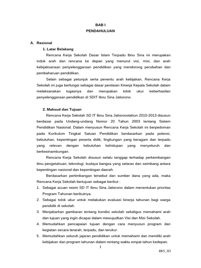 RKS SD N 1 Sumberejo | PDF