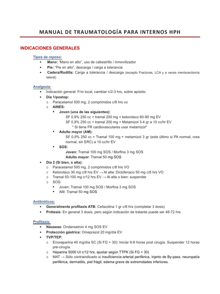 Manual TMT Internos HPH | PDF