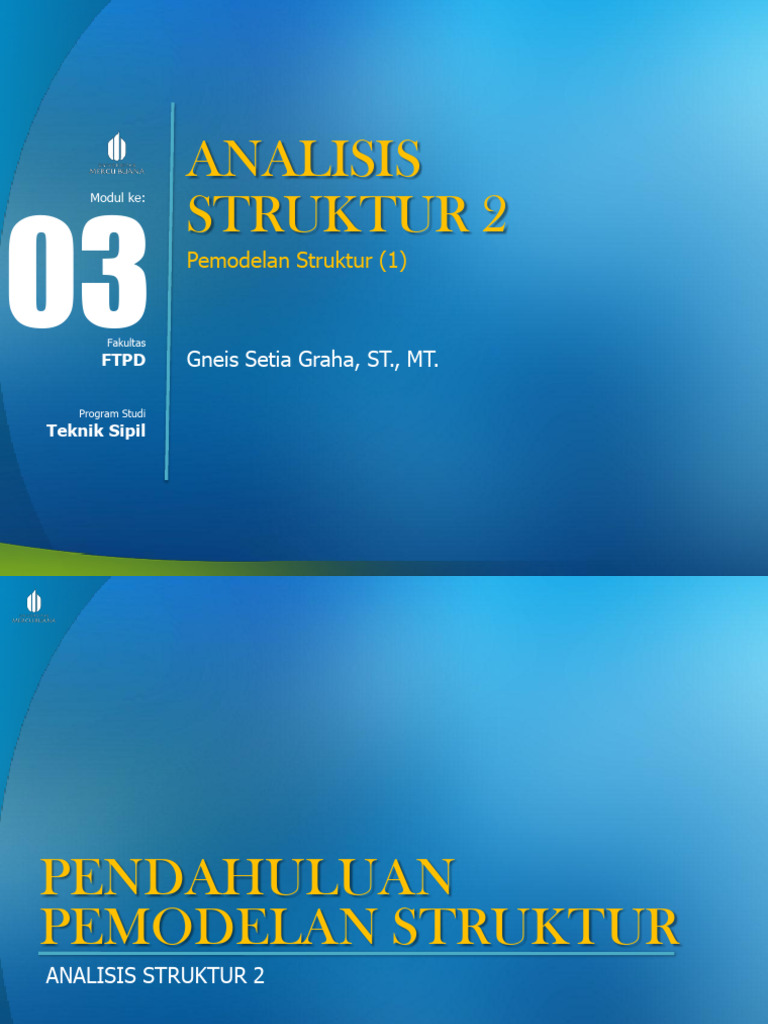 Analisa Struktur 2 TM3 | PDF