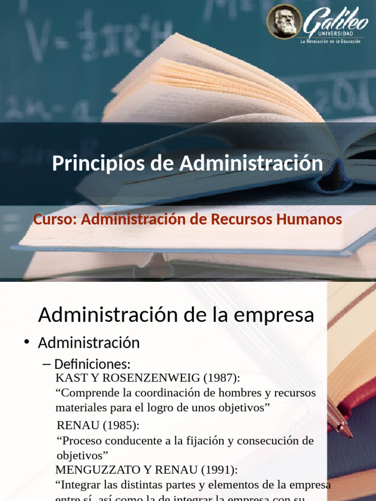 01 Principios de La Administracion | PDF