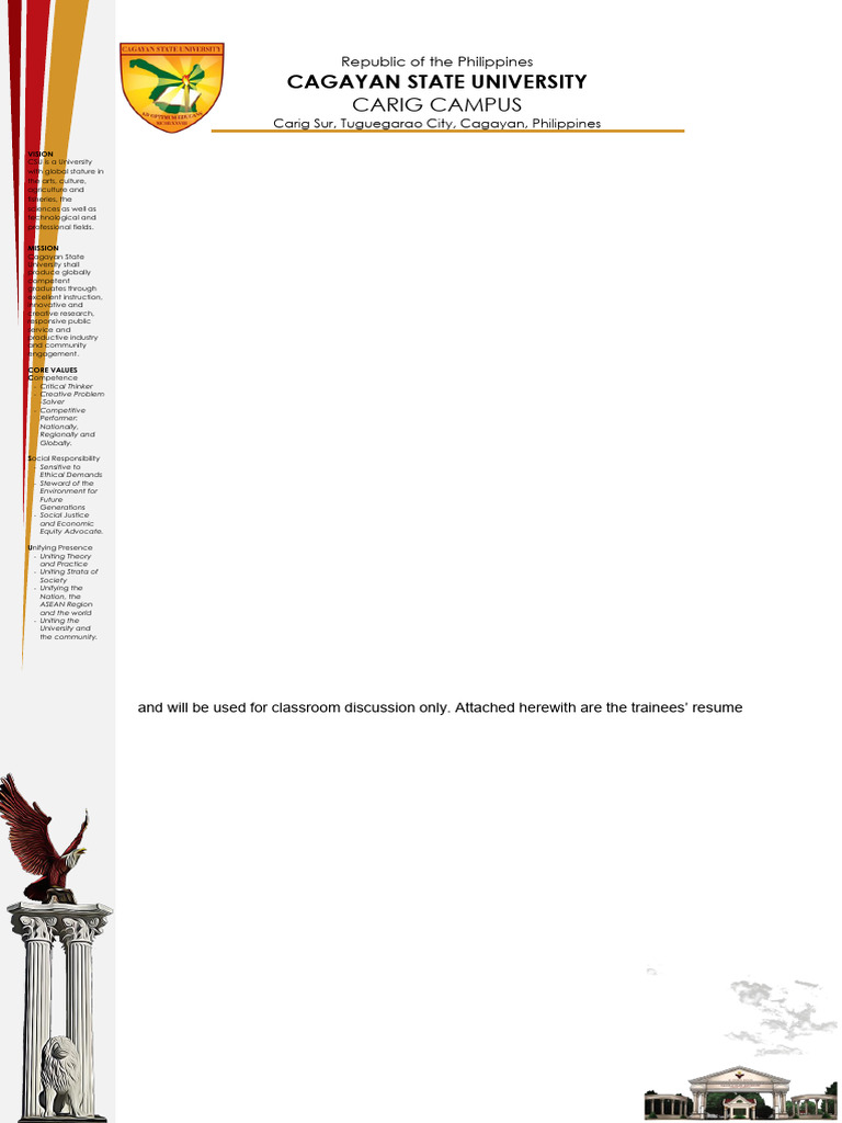 Application Letter OJT | PDF