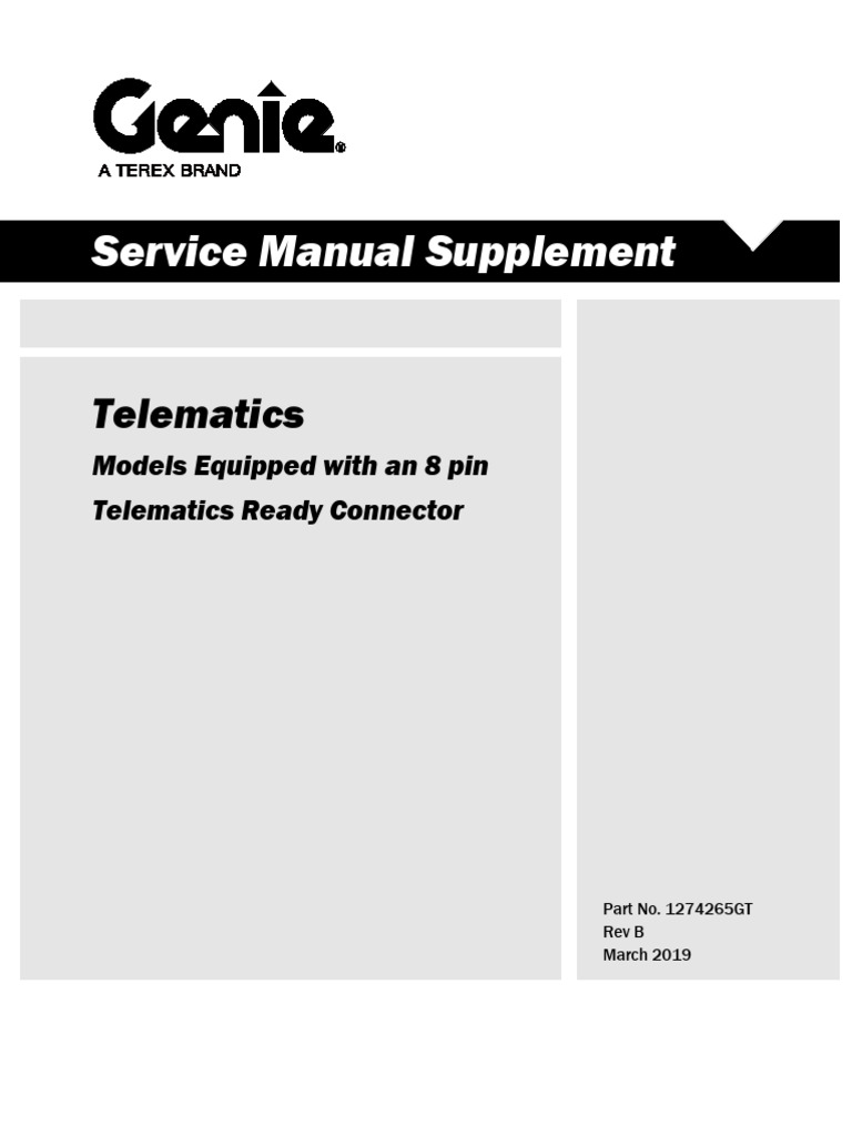 Service Manual Supplement: Telematics | PDF