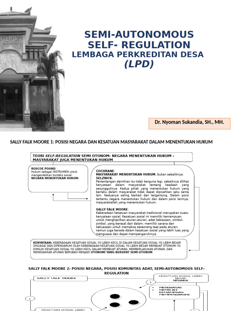 Lpd-Semi Autonomous - Self Regulation | PDF