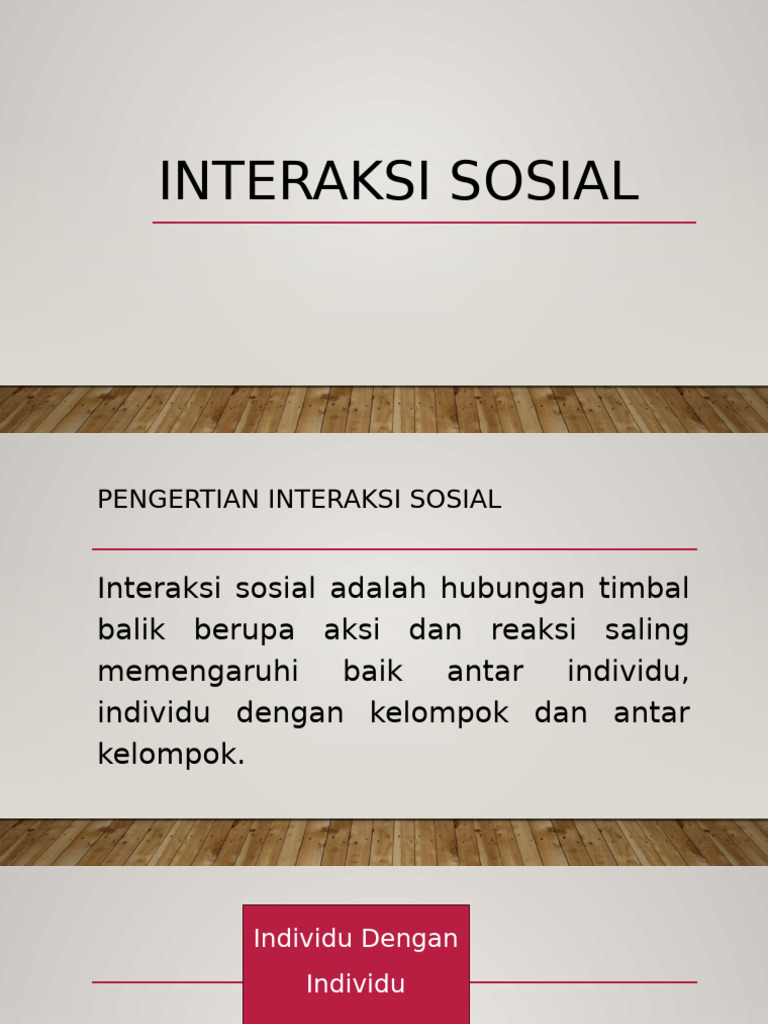 Interaksi Sosial | PDF