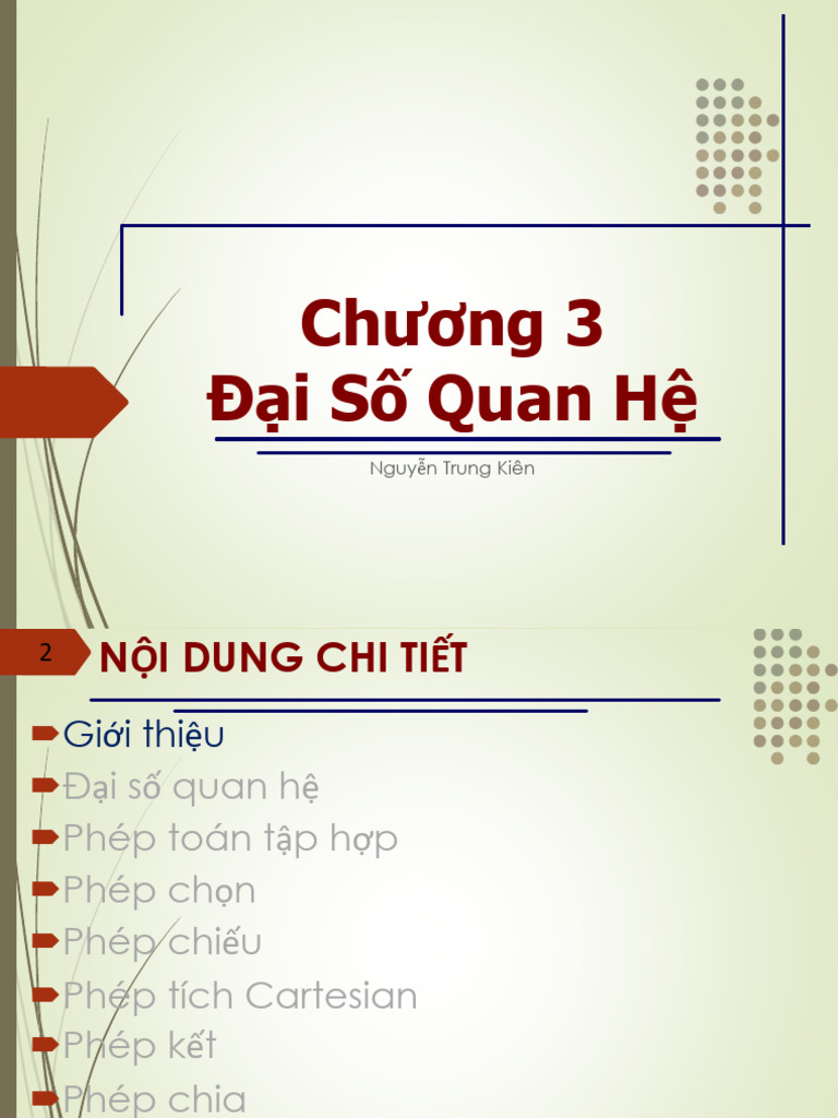 Chuong3 Daisoquanhe | PDF