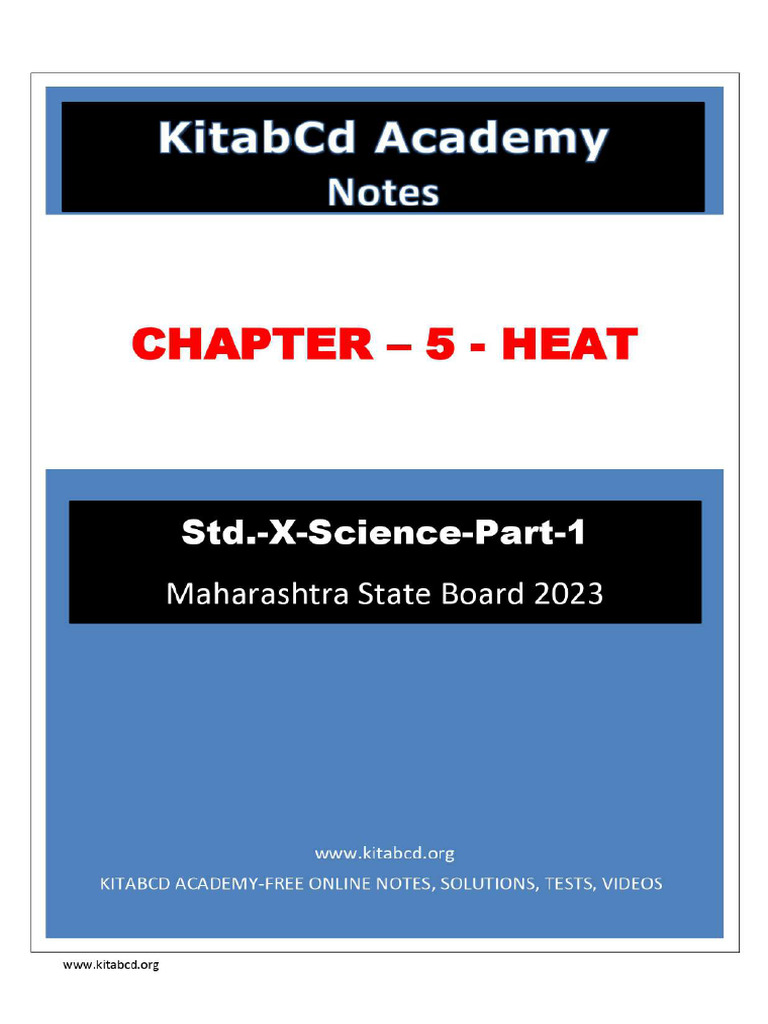 Ch 5 P 1 Class 10 Sci Msbshse Notes S Pdf 6004