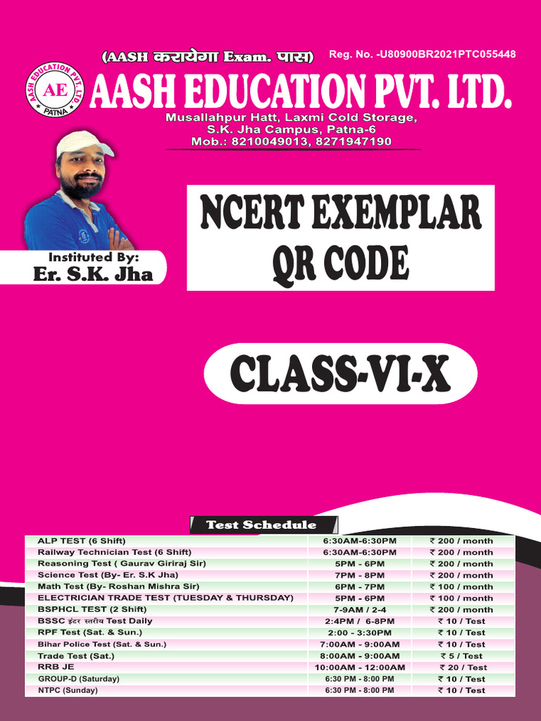 Ncert Exemplar Qr Code Class Vi-x | PDF
