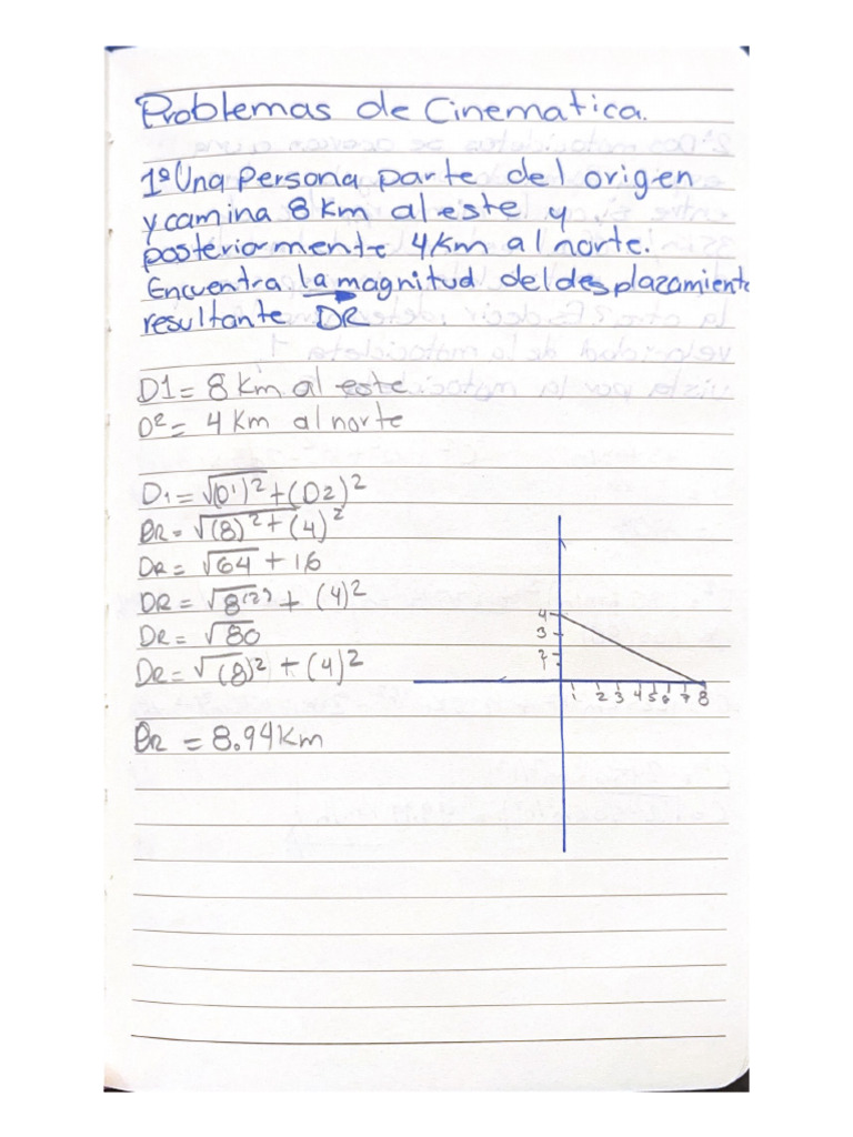 Problemas de Cinematica. | PDF