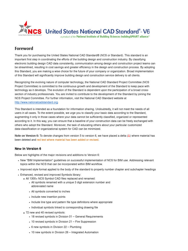 NCS v6 Foreword | PDF