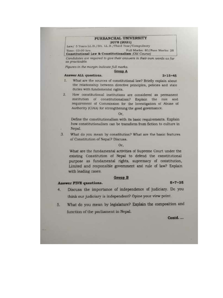 BARD QUESTIONS_CONSTITUTION LAW | PDF