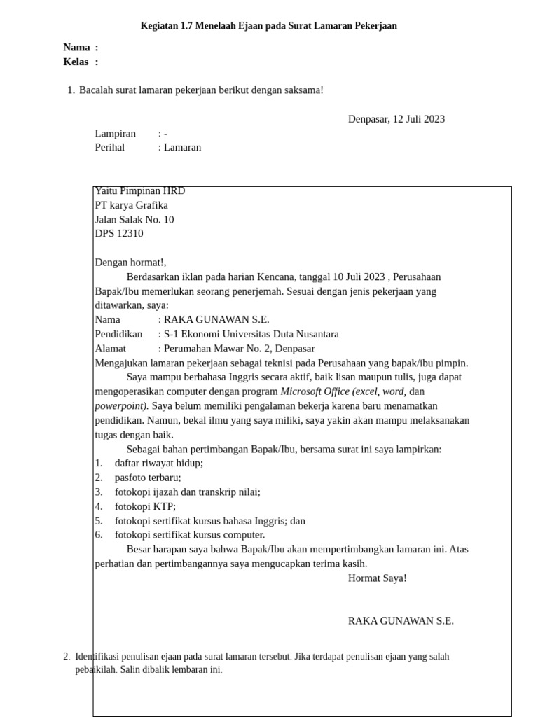 Menyunting SLP | PDF