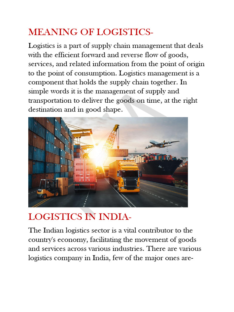 LSCM Assignment | PDF