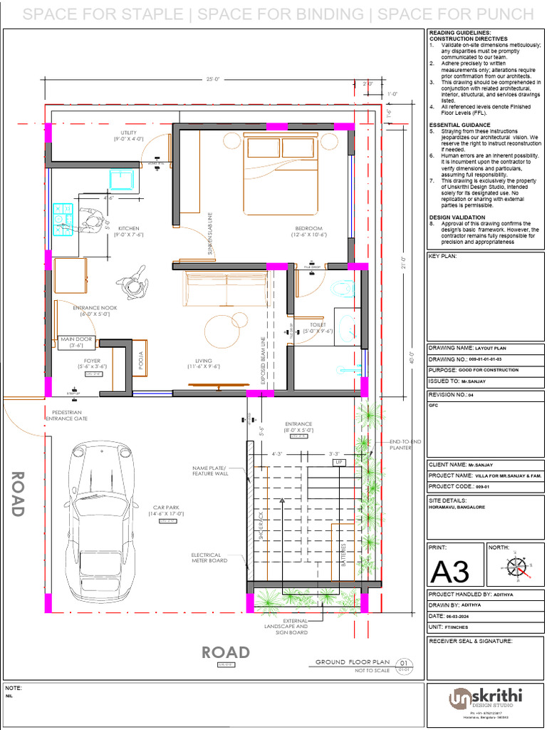 Villa for Mr.sanjay_Layout Plan -R4 | PDF