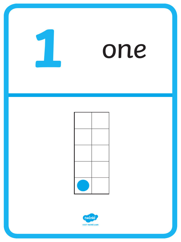 T N 5766 Number Line With Tens Frames Display Poster - Ver - 1 | PDF
