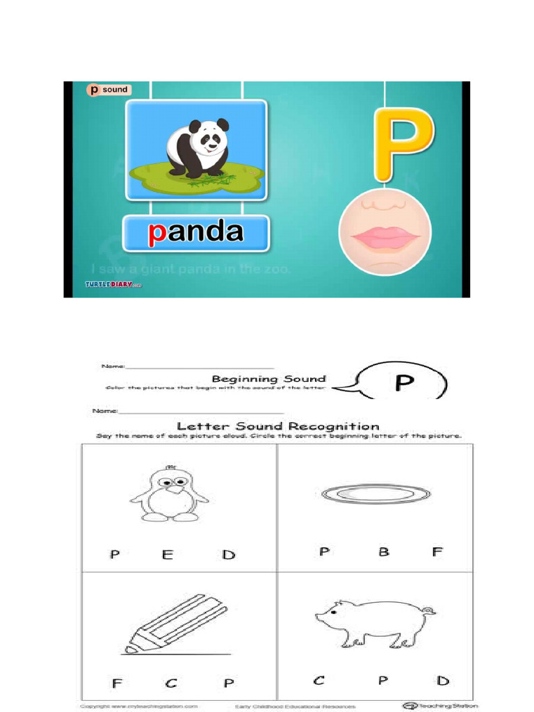 Hand Out Phonic P | PDF