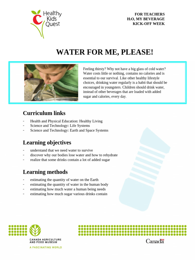 Water Activity by Station | PDF