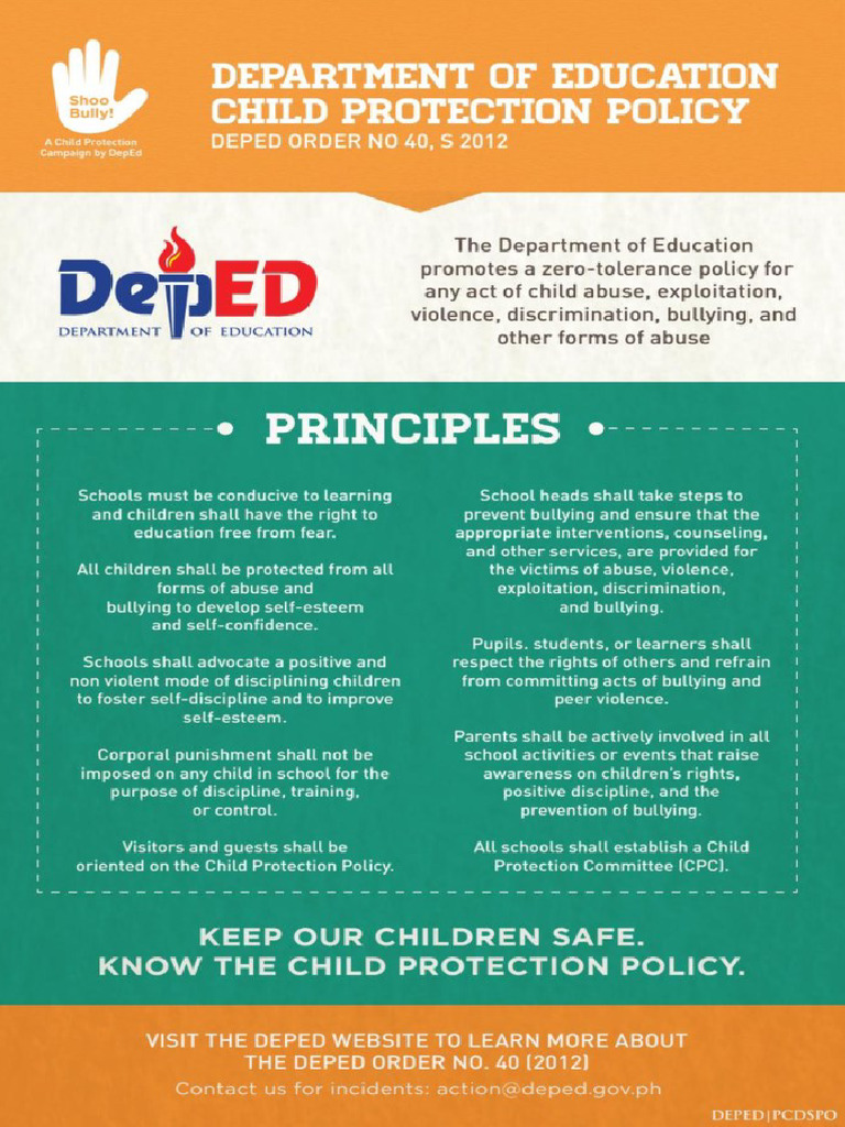 Child Protection Booklet | PDF